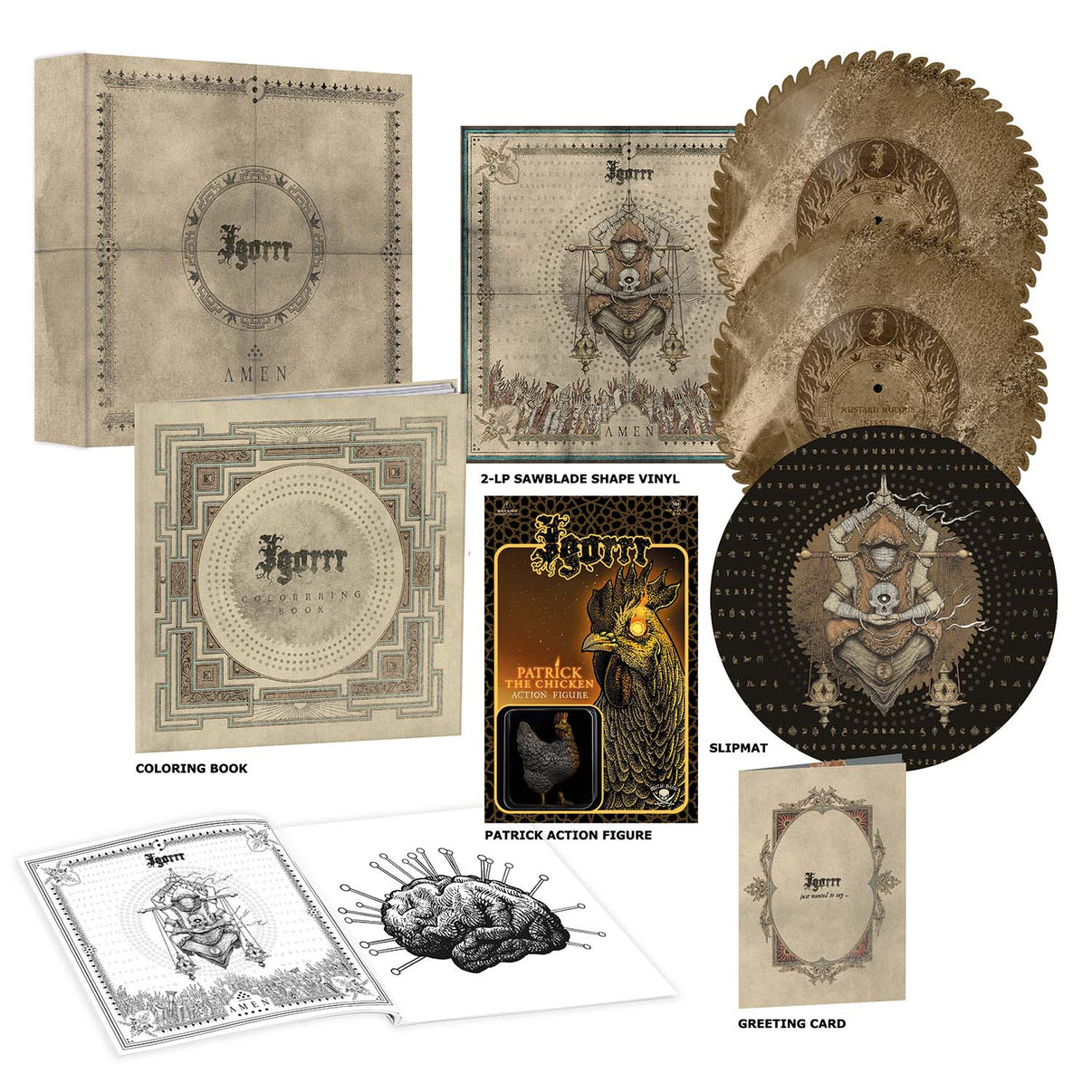 Igorrr (Amen) 2-LP Sawblade Picture Vinyl – Metal Blade Records EU