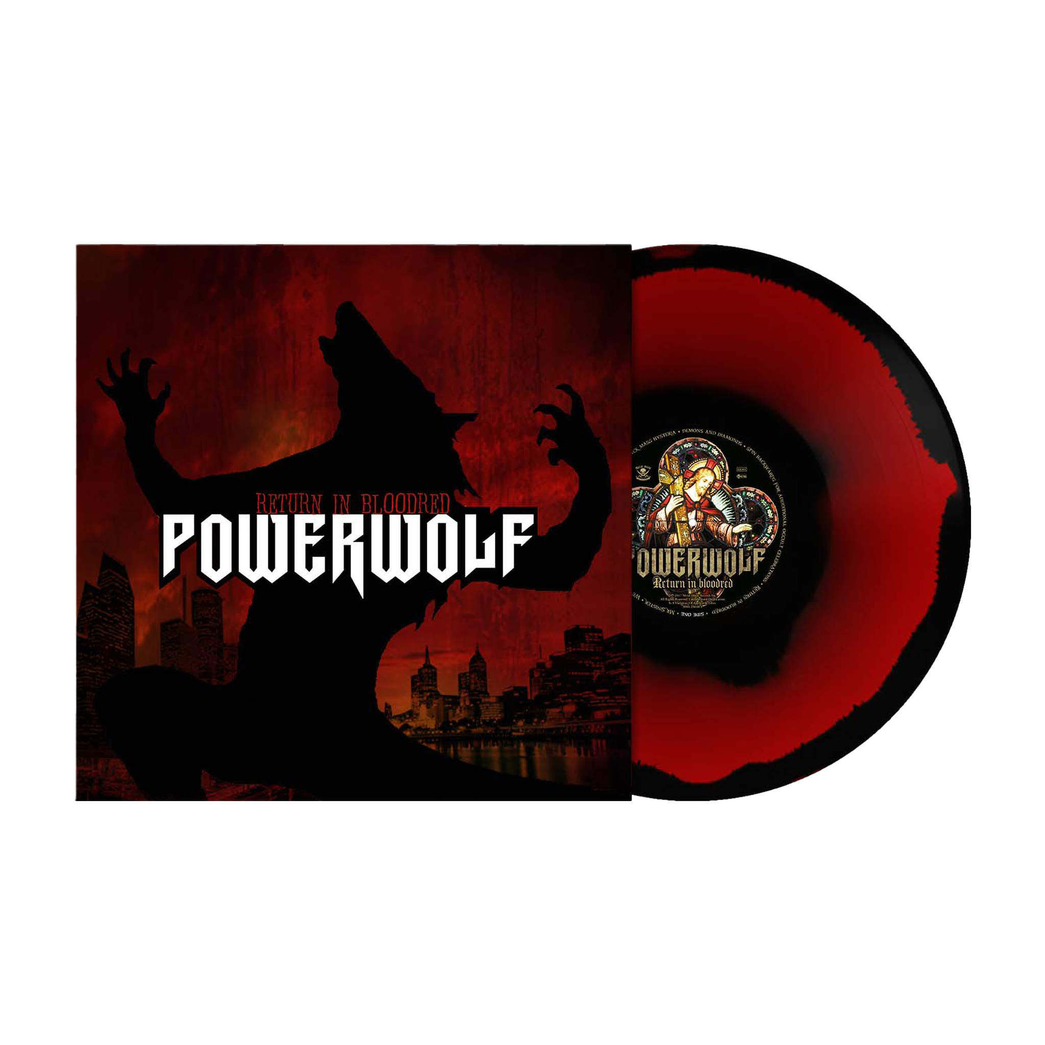 Powerwolf (Return in Bloodred) Red/Black Corona Vinyl – Metal Blade ...