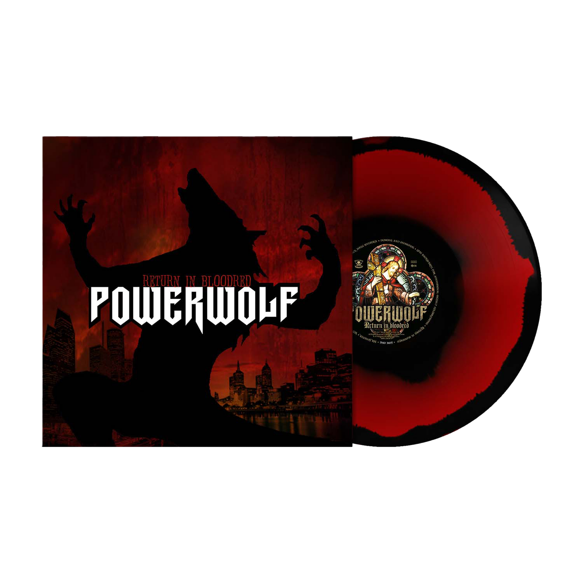 Powerwolf (Return in Bloodred) Red/Black Corona Vinyl – Metal Blade ...